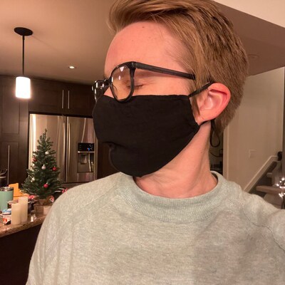 X-large Nose Wire Mask With Adjustable Earloop, Filter Pocket, 100% ...