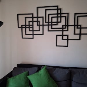 Metal Optical Illusion Decor Metal Wall Art Optical İllusion Wall Art ...