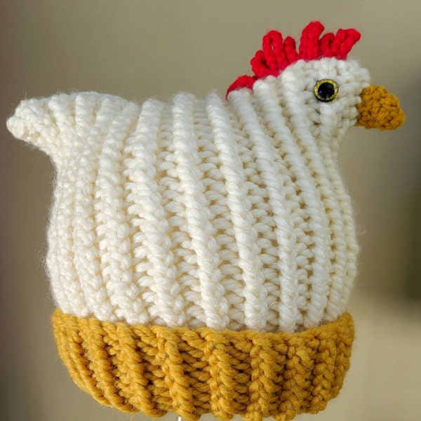 PATTERN Chicken Hat Knitting Pattern PDF - Etsy