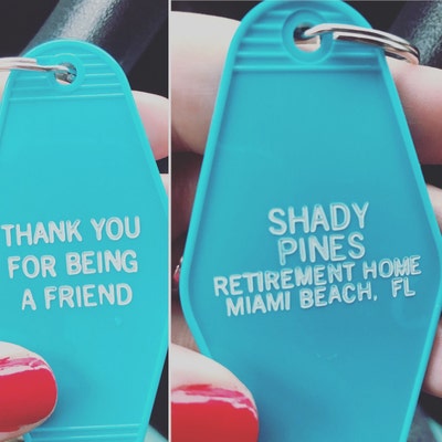 Teal Golden Girls Inspired Keytag - Etsy