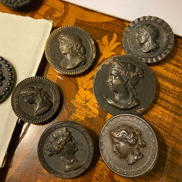 Copper 18th Century Button With Chased and Engraved Spiral and Floral ...