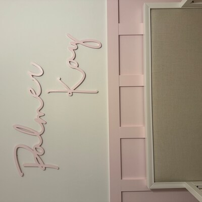 Custom Wood Name Sign for Nursery or Kids Room Decor, Personalized ...