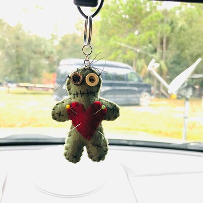 Voodoo Doll Keychain-back Pack Charms-mini 3 Inch Voodoo Doll With ...