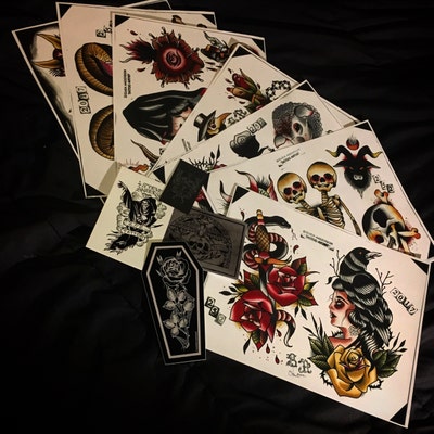 TATTOO FLASH SET 2020 - Etsy