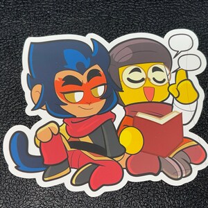 LMK Chibi Nezha and Chang'e Matted Stickers - Etsy
