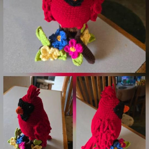 Amigurumi Cardinal Bird Crochet Pattern – Easy Tutorial for Beautiful ...