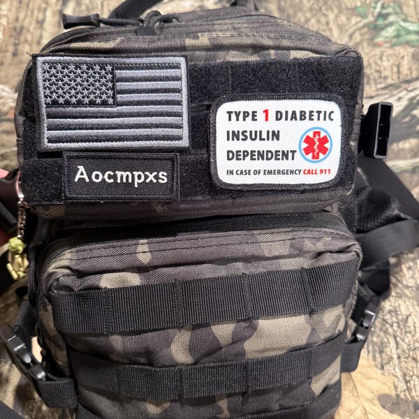 Emergency Information Inside Patch for Medical Bag, Backpack, Pouch ...