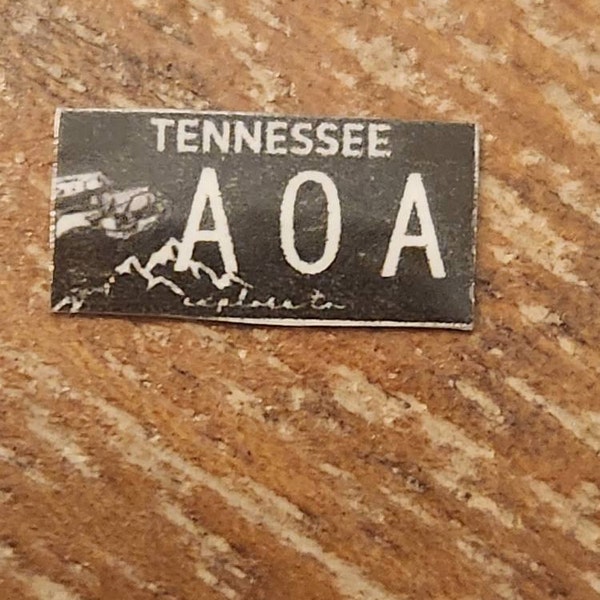 CUSTOM * License Plate for Model Car * to Scale * Beautifully Detailed ...