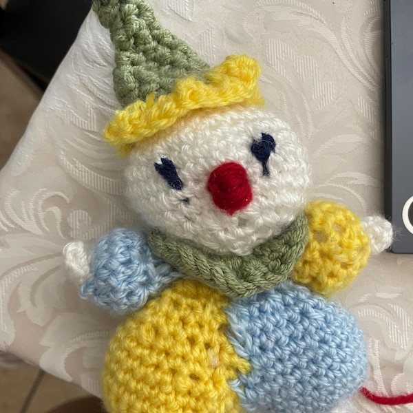 Chubby Clown Crochet Pattern | Amigurumi PDF Tutorial | Circus Plush ...