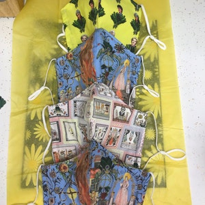 Midsommar Festival Folk Art Cotton Face Mask | Etsy