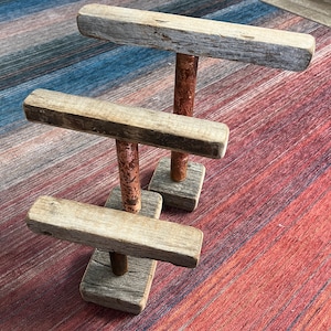 Tall Nesting Display Risers in Raw or White Washed Pine Wood - Etsy