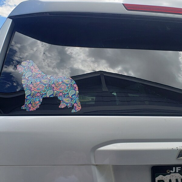 Personalized Newfoundland Dog Decal, Car Window Sticker - Etsy