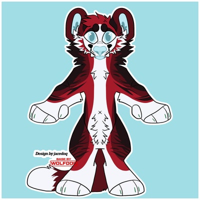 Furry Canine Adoptable Character Design Fursona Adopt OC Fox Wolf Dog ...