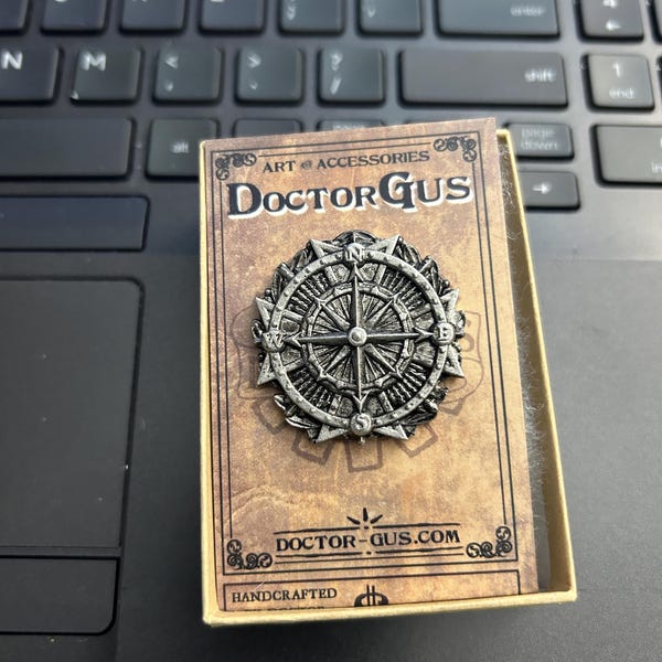 Local Cryptid Badge RPG Character Class Pin Handcrafted Pewter ...