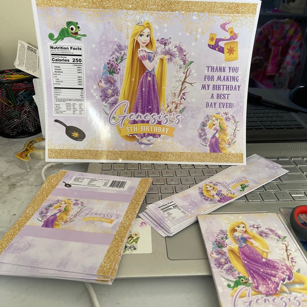 Tangled Rapunzel Girl Party Package, Tangled Rapunzel Girl Birthday ...