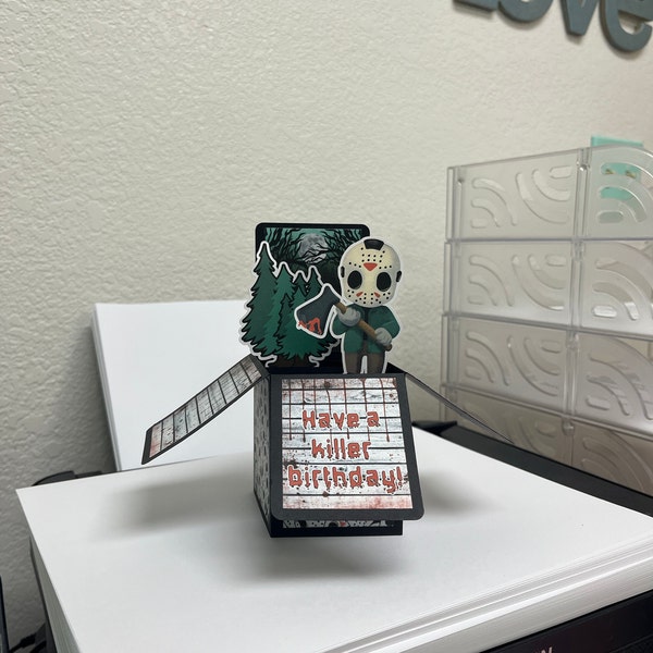 Horror Movie Pop-up Card - Etsy