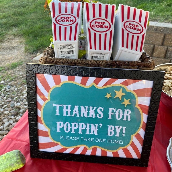 Editable Carnival Sign // Instant Download PDF // Printable Circus Sign ...