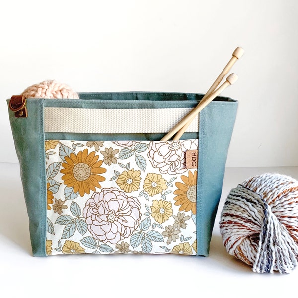 PATTERN, Sierra Tote, Project Bag, Project Bin, PDF Sewing Pattern ...