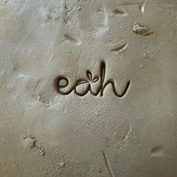 Custom Pottery Signature Stamp, Pottery Stamp, Acrylic Pottery Stamp ...