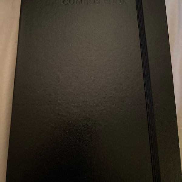 Personalised Black Leather Notebook, Personalised Notebook, A5 Luxury ...