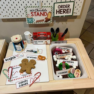 Hot Chocolate Stand Dramatic Play - Etsy