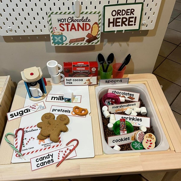 Hot Chocolate Stand Dramatic Play - Etsy