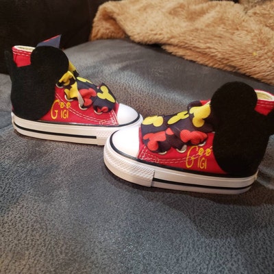 Mickey Mouse Sneakers Shoes/ Mickey Mouse First Birthday Outfit Boy ...