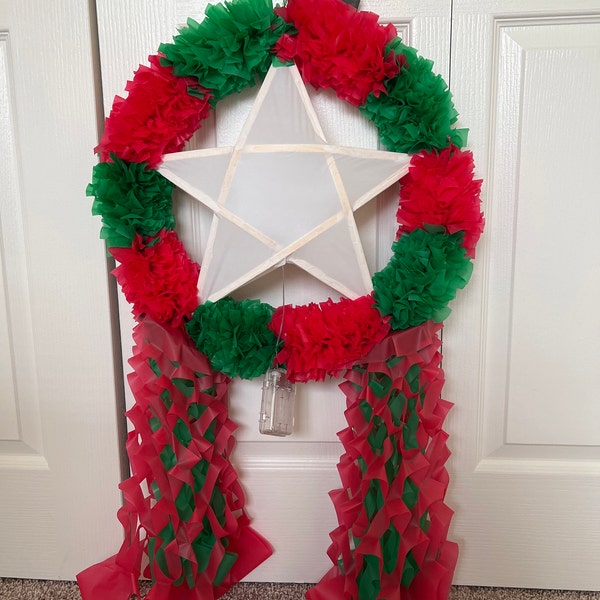 Philippines Traditional Christmas Bamboo Parol Lantern Star Ornament ...