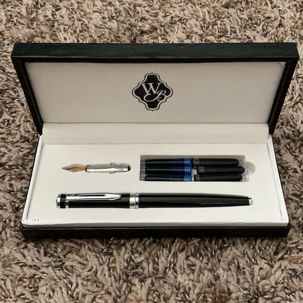 Calligraphy Pen Gift Set, Includes Ink Bottle, 6 Ink Cartridges, Ink ...