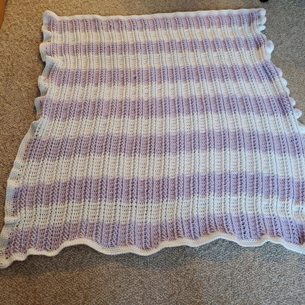 Crochet Easy Beginner Cable Blanket Tutorial With Written Pattern ...