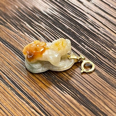 Icy A-grade Type A Natural Royal Blue Jadeite Jade Calabash Ring ...