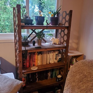 Small Side Table End Table With Bins Bookshelf Bookcase - Etsy