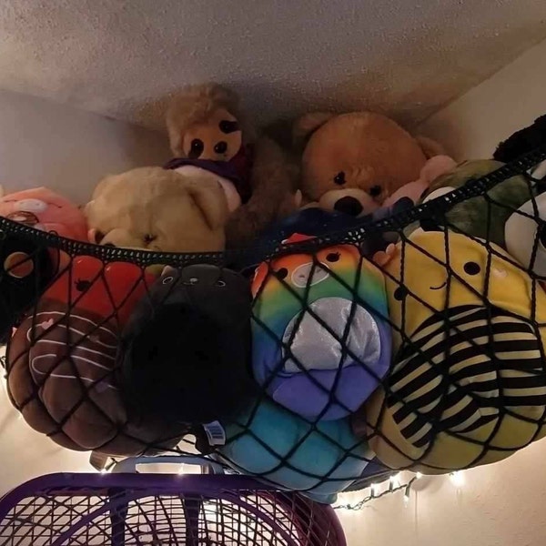 CROCHET PATTERN: Extra Large Stuffed Animal Squishmallow Corner Hammock ...