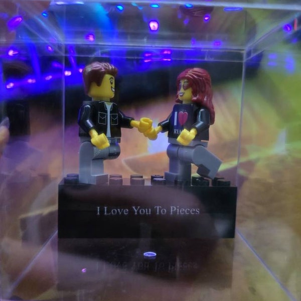 Personalized Minifig Couple Set | Custom Lego Couple Figure | Gift for ...