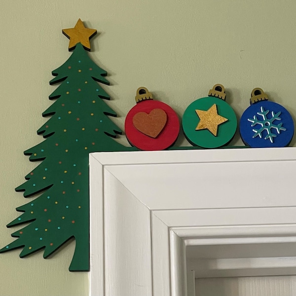 Christmas Door Corners Svg, Christmas Gnome, Gingerman Svg, Christmas ...