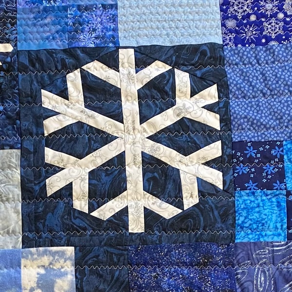Snowflake Paper Pieced Pattern - Etsy