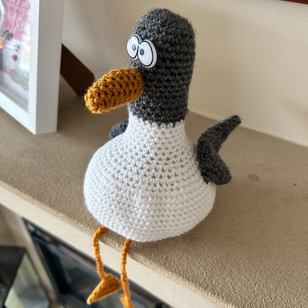 Sneaky Seagull Crochet Pattern - Etsy