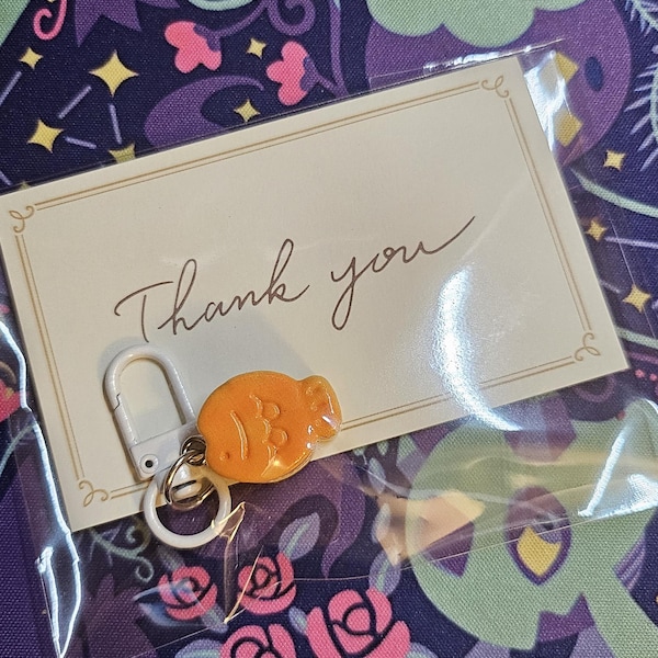 Narutomaki Keychain, Japanese Fish Cake Keychain, Small Acrylic Charm ...