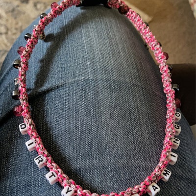 Option3 Custom Made Paracord Hash House Harriers Necklaces glass Beads ...