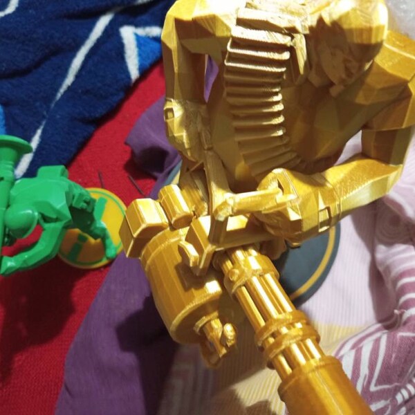 Team Fortress 2 Pyro Figurine | 3D Printed Low Poly TF2 Pyro Desktop ...