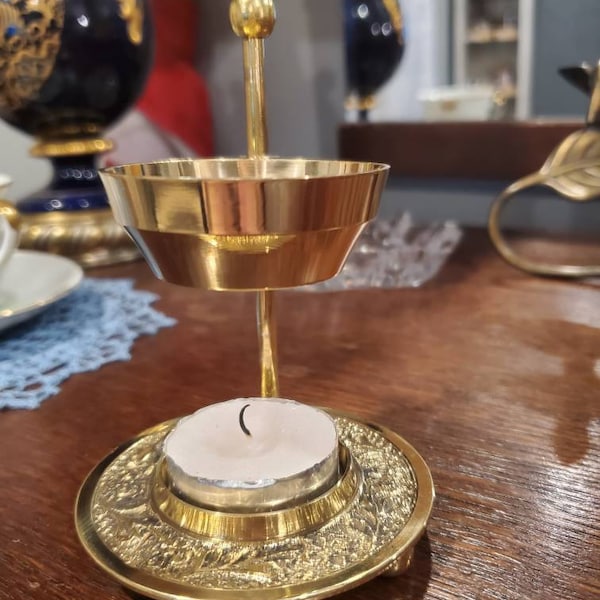 Tea Light Incense Burner for Resin, Herbs, Loose Incense, Oil Warmer ...