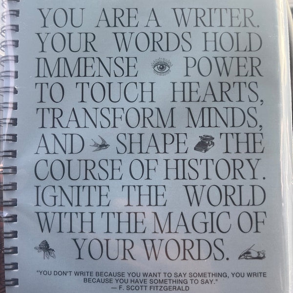 Writer Motivation Poster: Inspirational Creative Writing Manifesto Wall ...