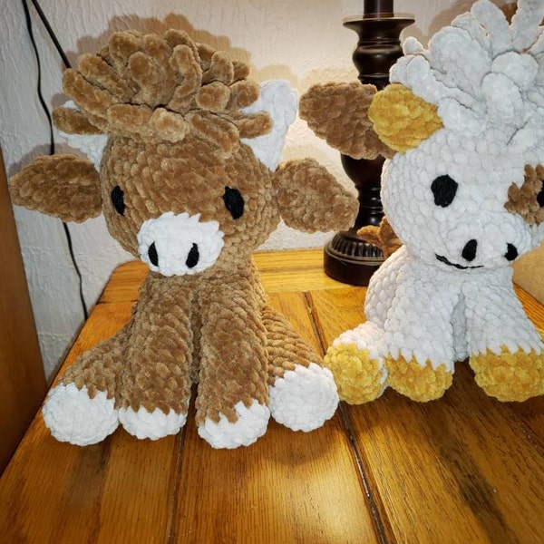 Amigurumi Highland Cow Pattern, Amigurumi Cow Pattern, Highland Cow ...