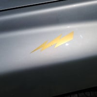 Pair of Lightning Bolt Decals Lightning Bolt Stickers Lightning Decal ...