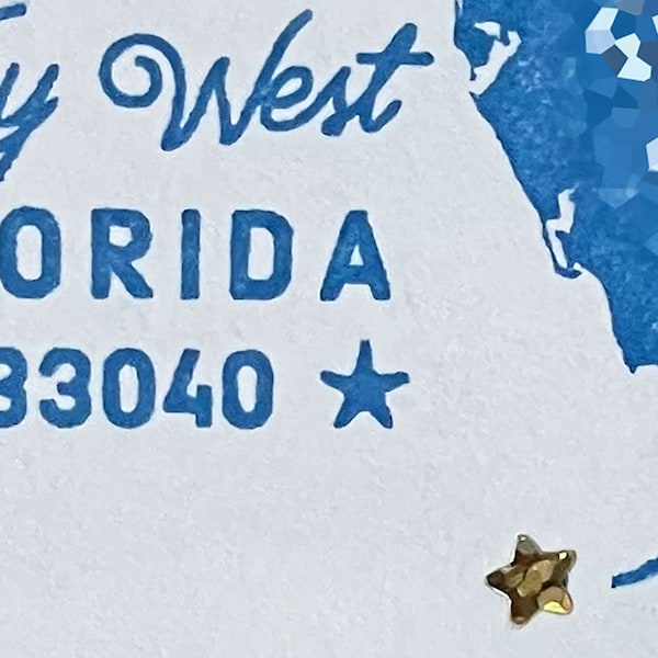 Florida Return Address State Stamp, Personalized Rubber Stamp - Etsy