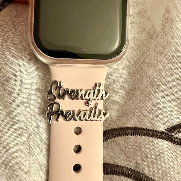 Personalized Apple Watch Name Charms, Trendy Watch Accessories, Rose ...