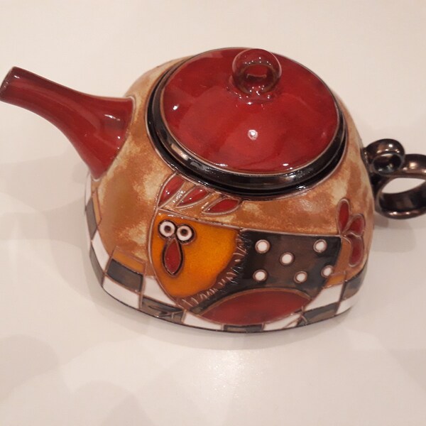 Pottery Teapot, Ceramic Tea Pot, Small Teapot, Tea Lovers Gift ...