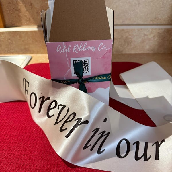 Custom Memorial Funeral Sash Ribbon for Wreaths - Etsy