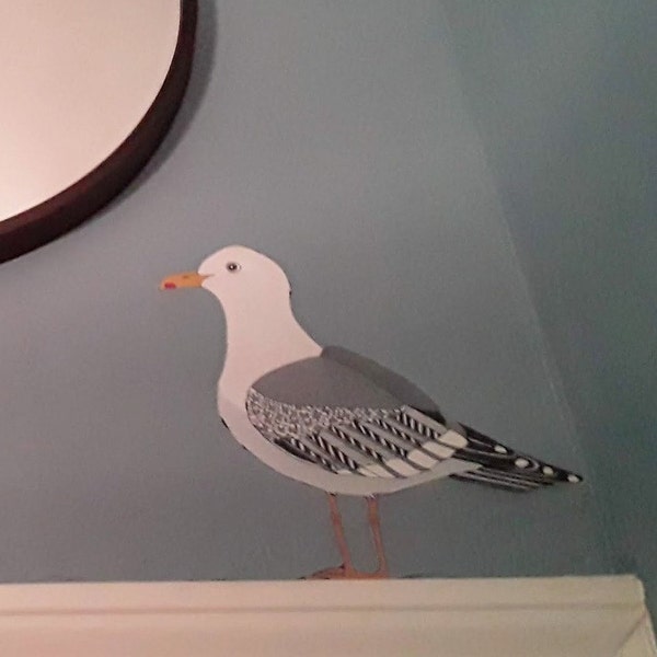 Song Thrush Wall Decal, Bird Wall Sticker, Bird Decal, Bird Decor, Bird ...