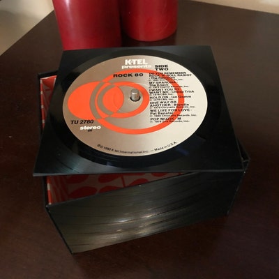 7-inch Vinyl 45 Record Case Handmade From Recycled Records Songs of Joy ...